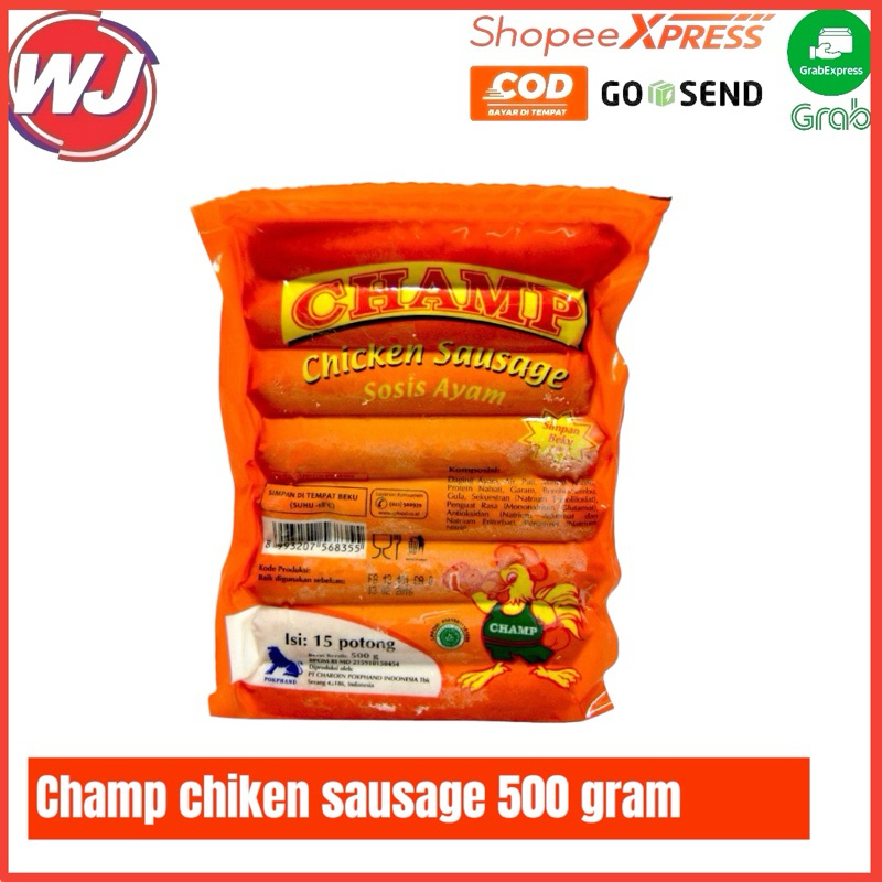 Jual CHAMP CHICKEN SAUSAGE 500 GRAM | Shopee Indonesia