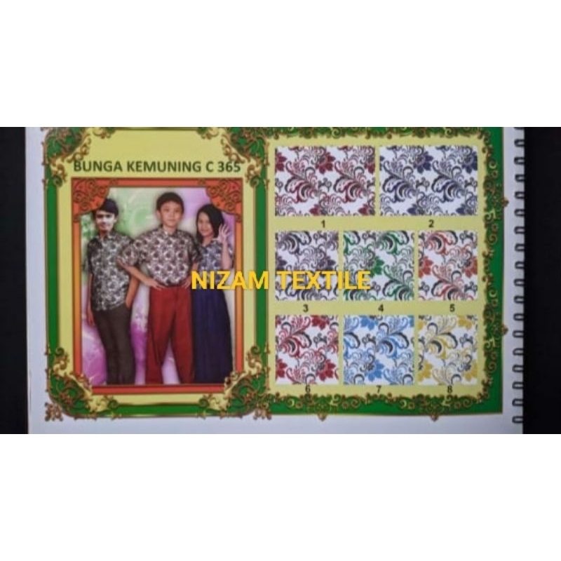 Jual KAIN BATIK SEKOLAH MOTIF KEMUNING HARGA PER SATU METER | Shopee ...