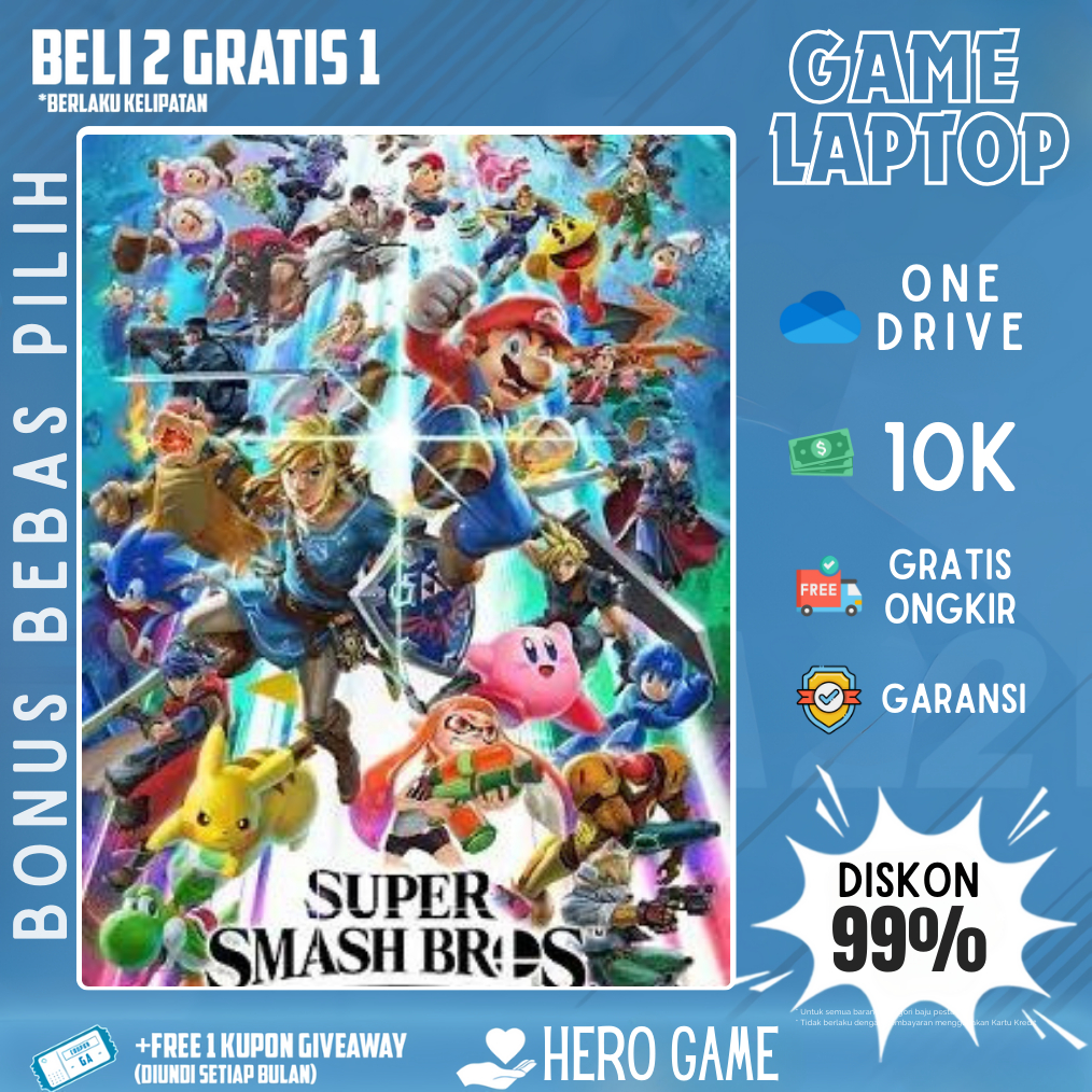 Jual SUPER SMASH BROS (EMULATOR) - LINK DOWNLOAD - GAME PC - GAME ...