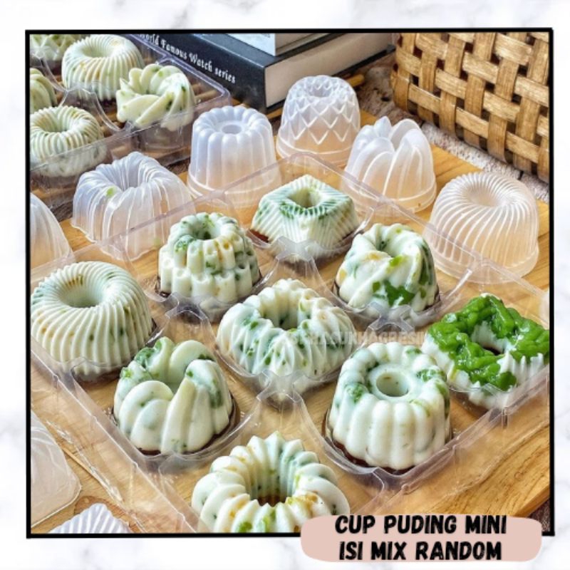 Jual NEW CETAKAN PUDING MINI Cup Puding Kue Kukus Agar Puding Mold isi ...