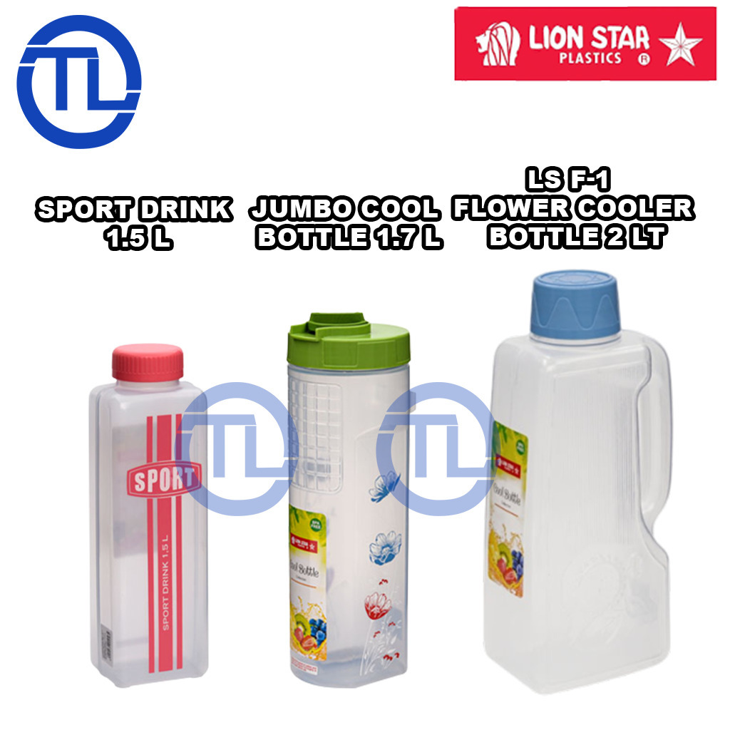Jual Lionstar Botol Minum Kulkas, Botol Minum Jumbo, Botol Minum Plastik Food Grade | Shopee ...