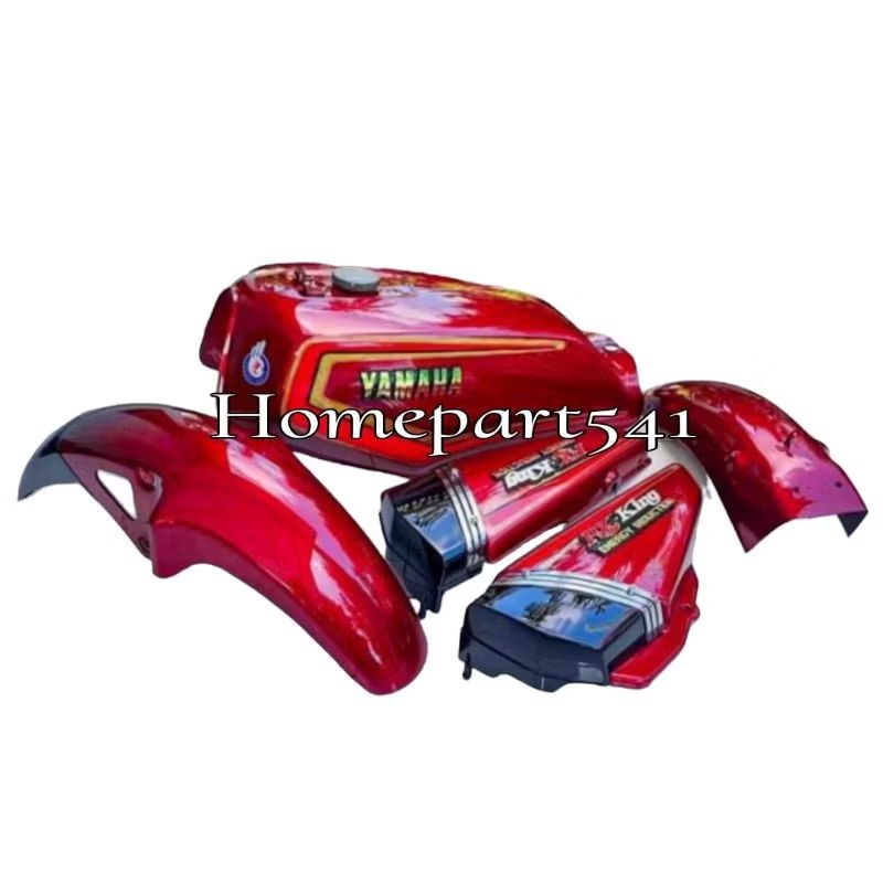 Jual TANKI TANGKI YAMAHA RX KING SET BOX AKI SPAKBOR DEPAN BELAKANG ...