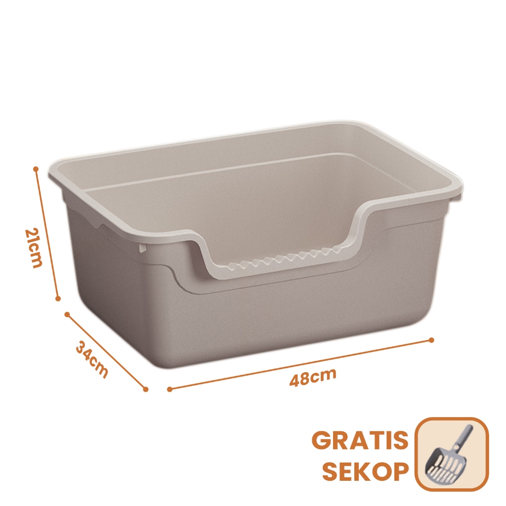 Jual FOCAT Bak Pasir Kucing Anjing M19 Pet Litter Box Desain Terbuka ...