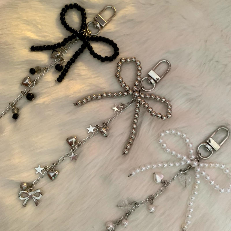Jual Bag Charms / Ribbon Bag Charms / Keychain / Gantungan Tas Pita ...