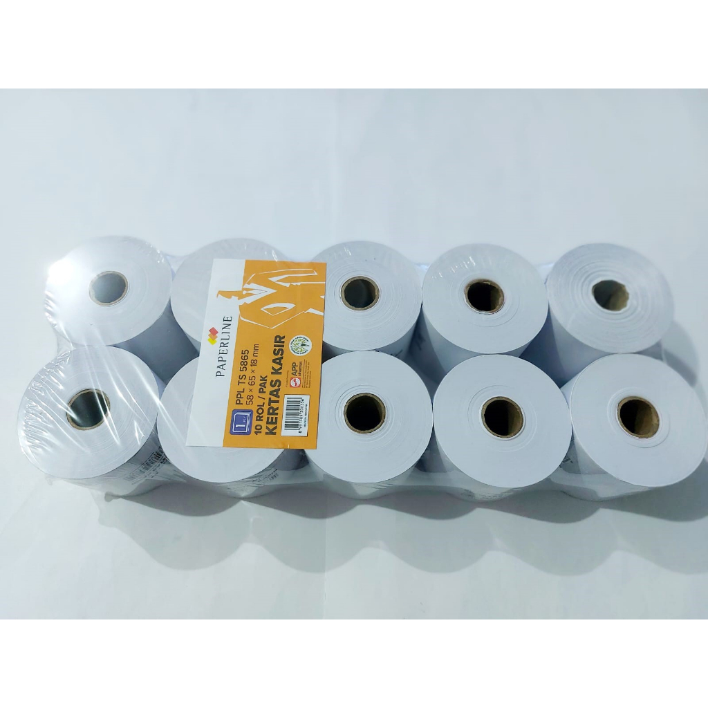 Jual Kertas Telstruk Telstrook Struk Kasir HVS Rol Paperline 58x65 ...