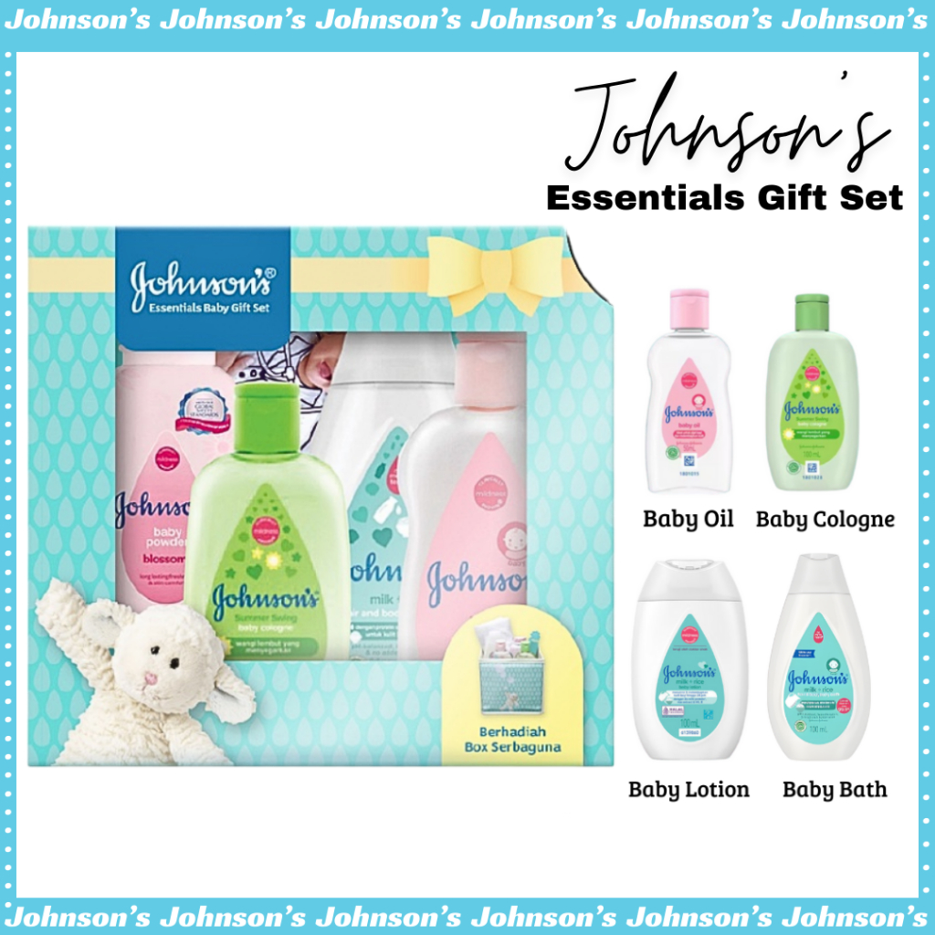 Jual Johnson Baby Essentials Gift Set/Paket Kado Bayi | Shopee Indonesia