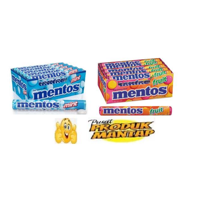 Jual Mentos Roll / Mentos rol (box) | Shopee Indonesia