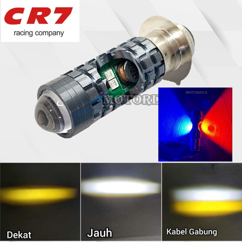 Jual ORIGINAL BOHLAM LED H6 LASER 26 WATT STEEL GUN CR7 HIGH QUALITY ...