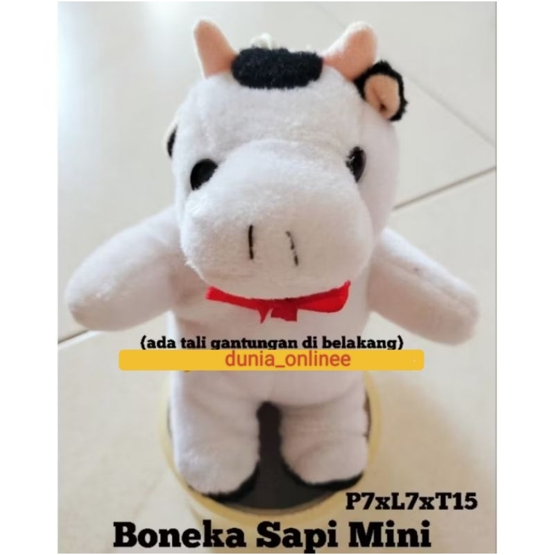 Jual Boneka Sapi Mini(ada tali gantungan di belakang) | Shopee Indonesia