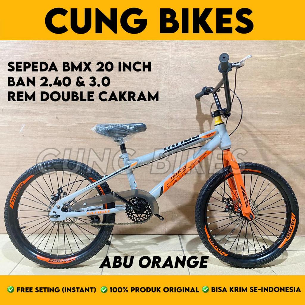 Jual Sepeda Anak BMX Tango Tiger ukuran 20 Inch Rem Disk Brake | Shopee ...