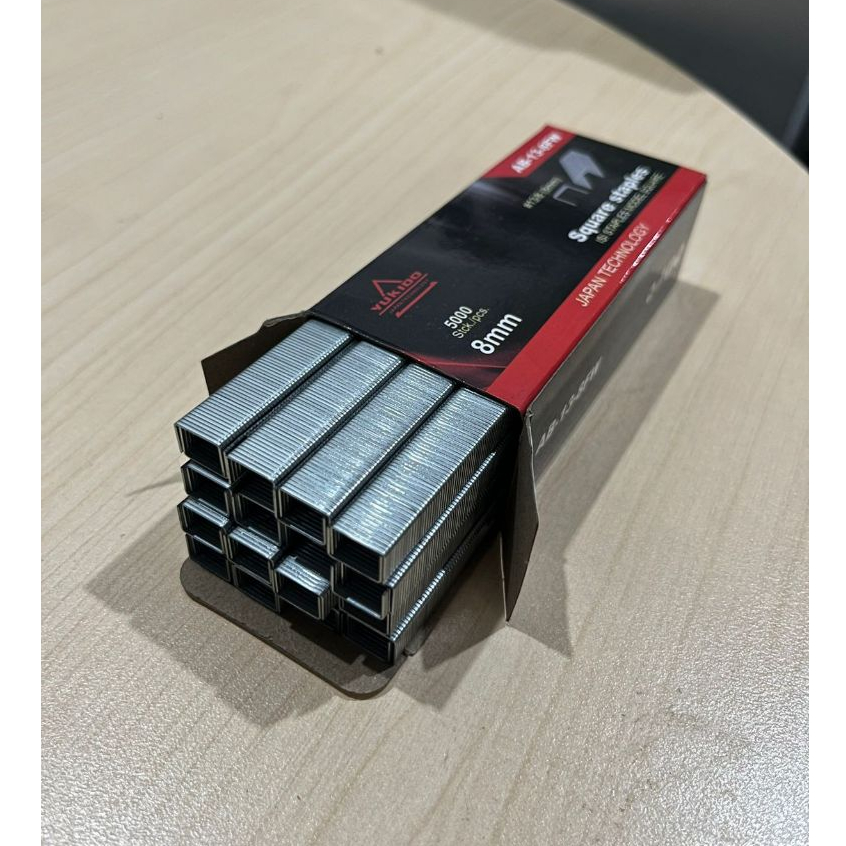 Jual Isi Staples Tembak Gun Tacker 13/19 8mm - Refill Staples 13/8 mm ...