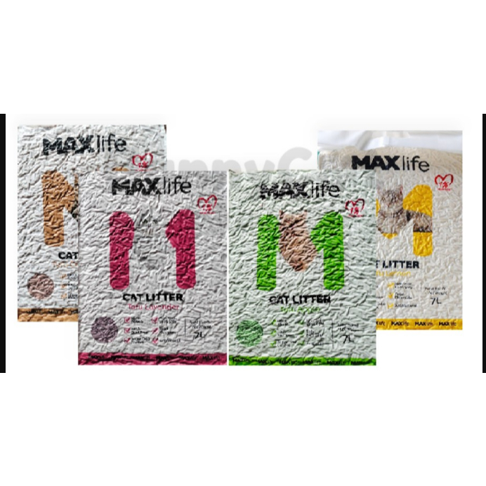 Jual OJOL Pasir Soya MAXLIFE 7Liter Pasir Kucing Wangi Tofu MAX LIFE 7 ...