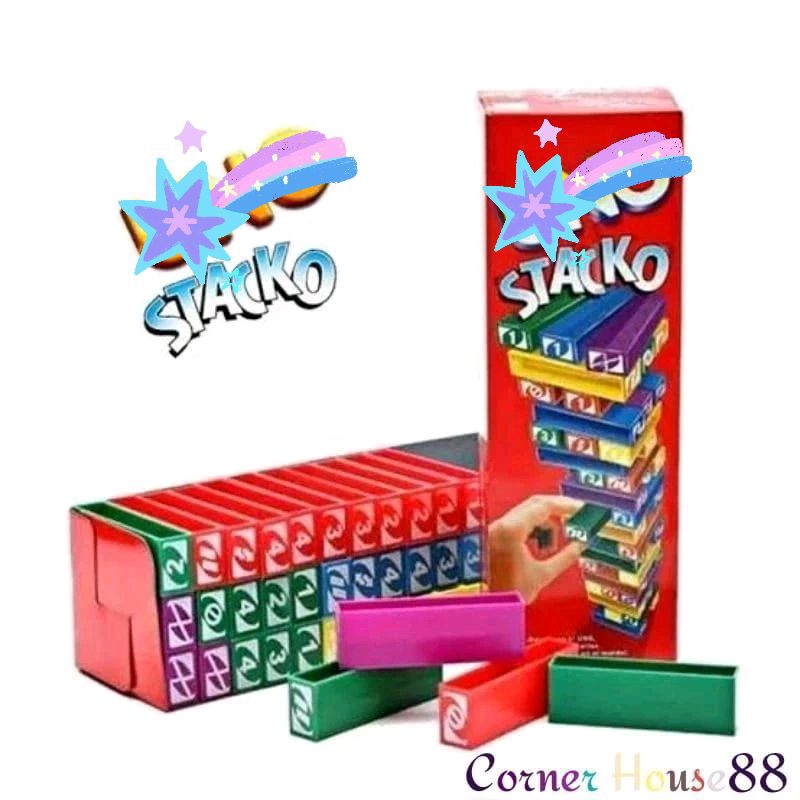 Jual PERMAINAN BALOK U** STACKO 45pcs | MAINAN SUSUN BLOCK MAINAN SUSUN ...