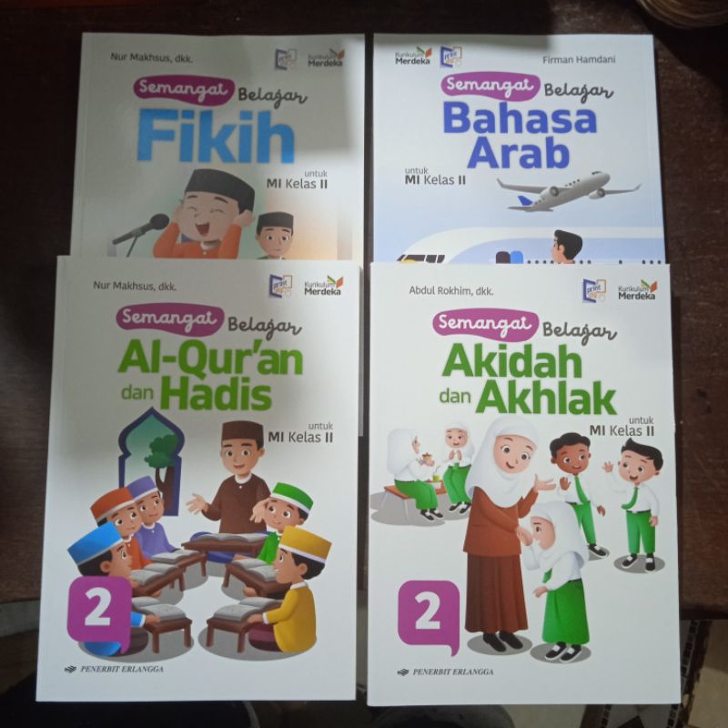 Jual Kelas 2 MI Semangat Belajar Al-Qur'an dan Hadis, Semangat Belajar Fikih, Semangat Belajar ...