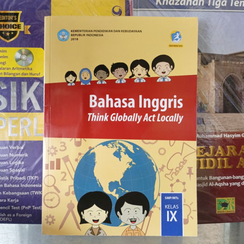 Jual Buku Paket Bahasa Inggris Think Globally Act Locally Kelas 9 IX 3 III SMP MTS Penerbit ...