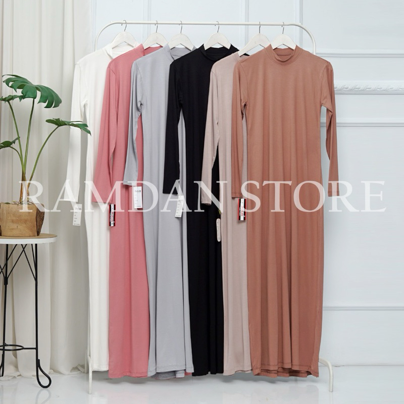 Jual Inner Dress Lengan Panjang / Manset Gamis Lengan Panjang Rayon ...