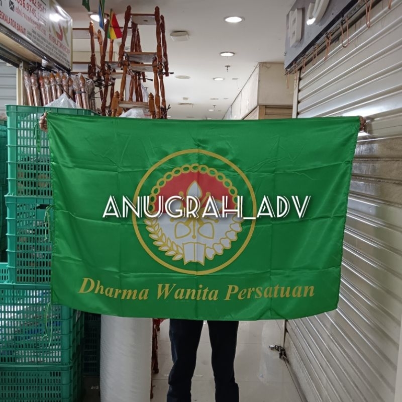 Jual bendera pataka bendera logo sablon DHARMA WANITA PERSATUAN ukuran ...