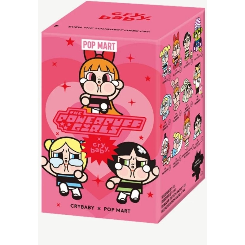 Jual ORIGINAL POPMART ~ CRYBABY × Powerpuff Girls Series Figures ...