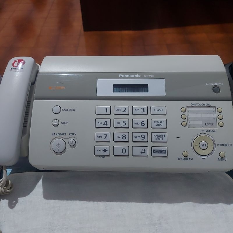 Jual [Preloved] Mesin Fax Panasonic KX-FT981 Bekas Second Berkualitas | Shopee Indonesia