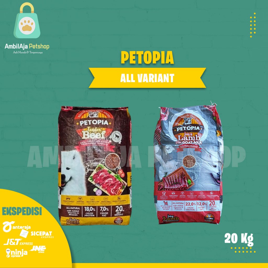 Jual PETOPIA Makanan Anjing Petopia 20Kg Dry Food - Expedisi Kargo ...
