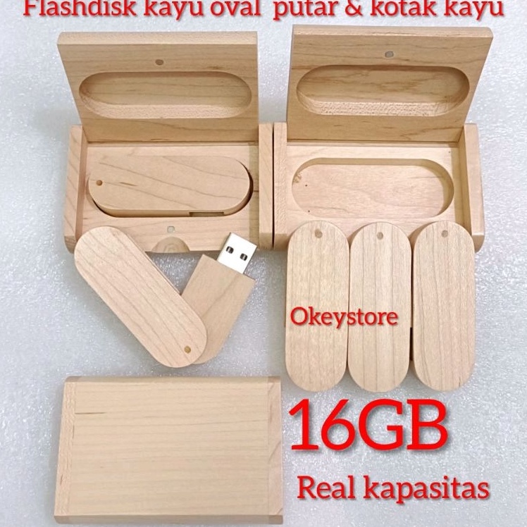 Jual Flashdisk 16gb kayu oval putar dan kotak kayu j Q3V9 | Shopee ...