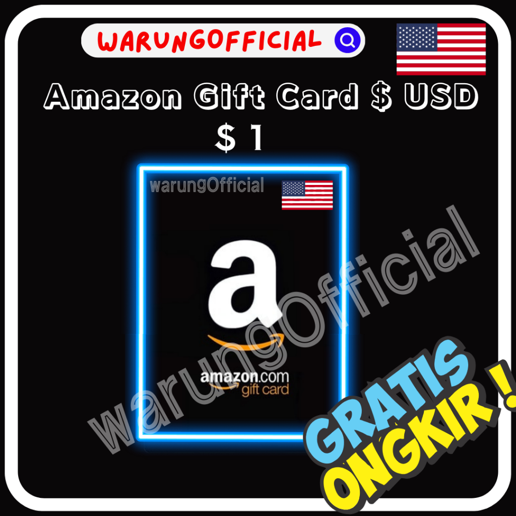 Jual Amazon Gift Card USD amazon gift card us Amerika $1 1 Dolar ...