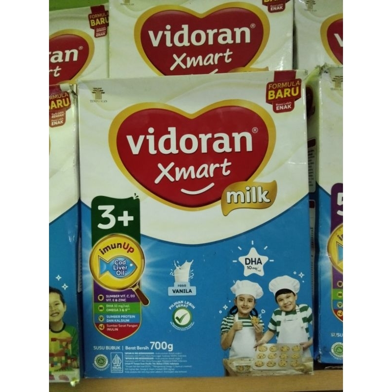 Jual Vidoran Xmart milk formula baru 3+ rasa vanila dan madu 700g - exp 2026 | Shopee Indonesia