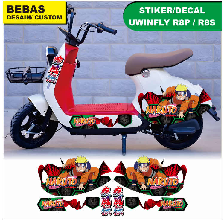 Jual STIKER Sepeda Listrik DECAL STRIPING SETIKER Merek Uwinfly R8S ...