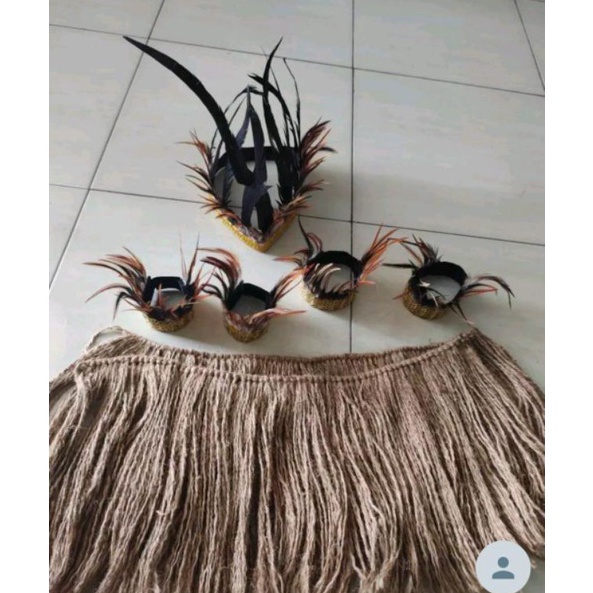 Jual Terbaik BAJU ADAT PAPUA RUMBAI GONI DAN AKSESORIS | Shopee Indonesia