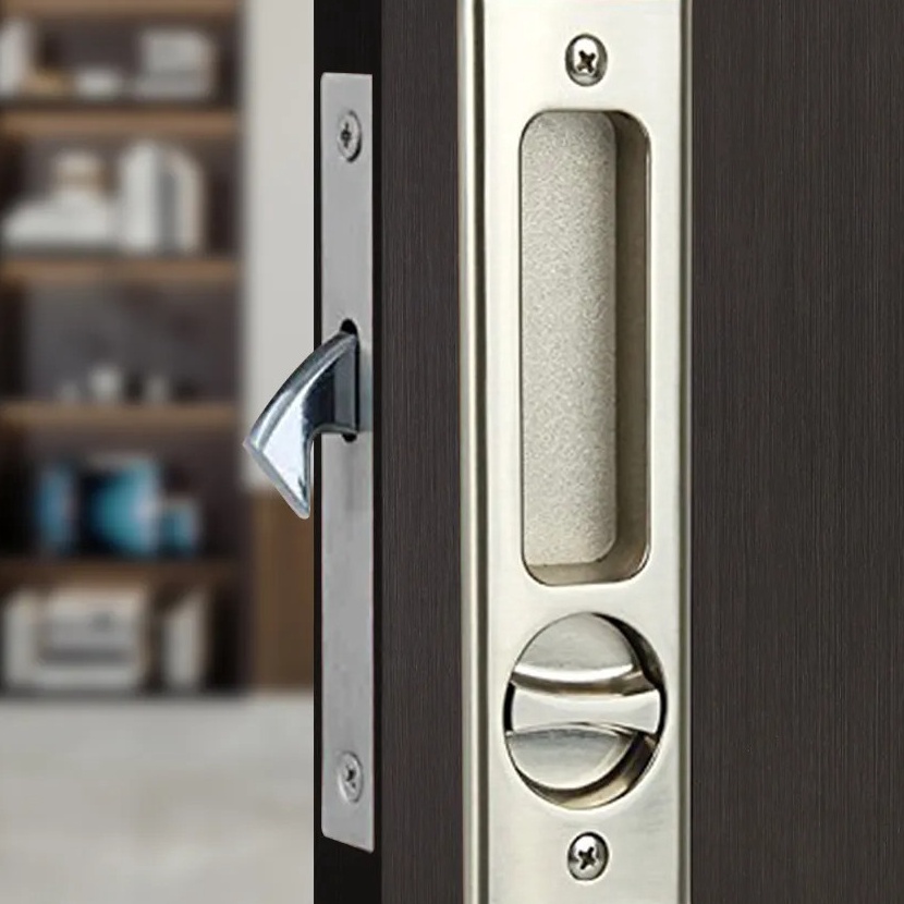 Jual KF7 Kunci Pintu Sliding Geser Set Handle Paduan Seng Invisible ...