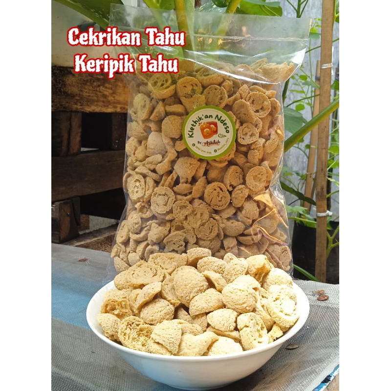 Jual (1 KG) KERIPIK CEKRIKAN TAHU (KERUPUK TAHU BULAT / TAHU WALIK ...