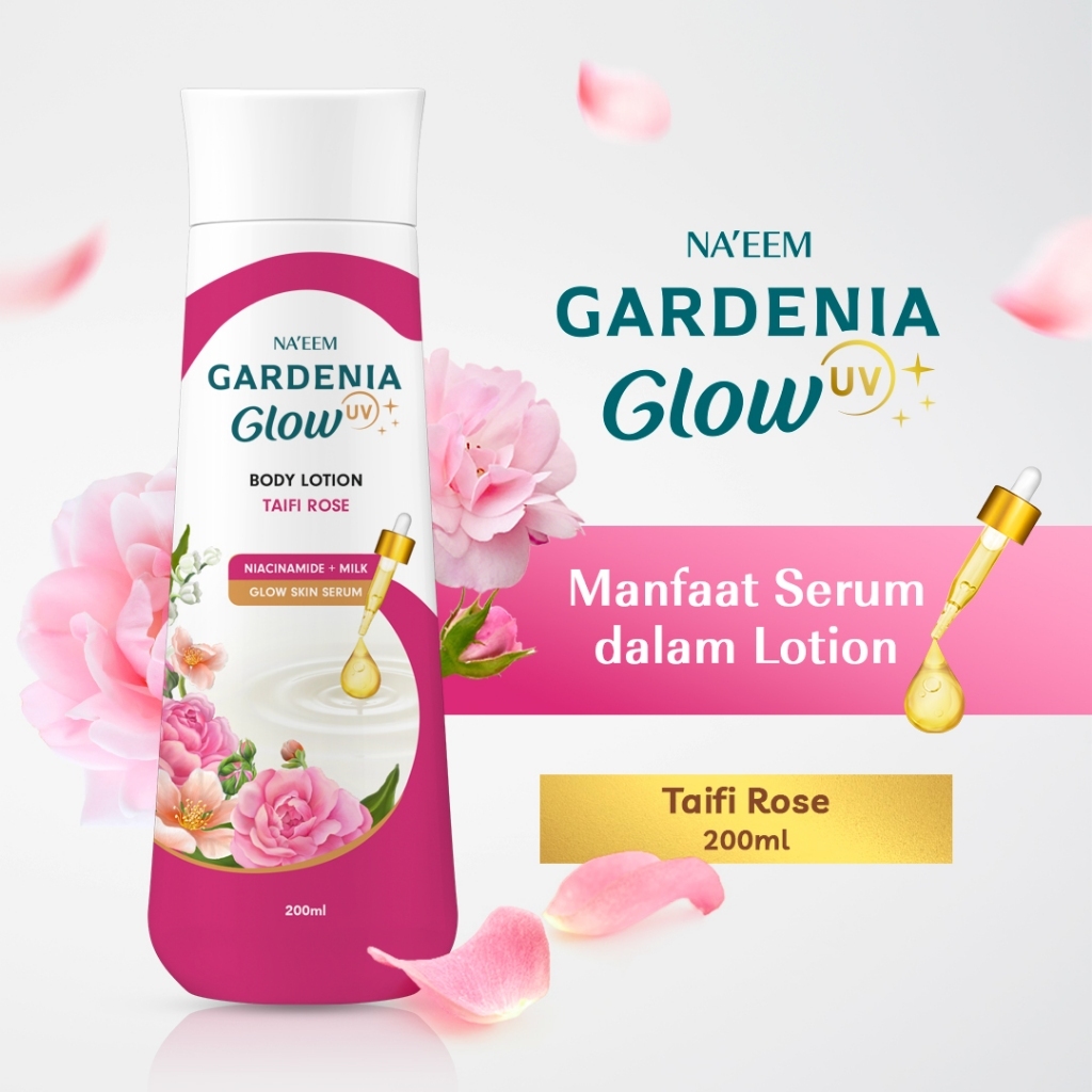 Jual NAEEM Gardenia Glow UV Body Lotion Series 200 ML | Royal Jasmine ...