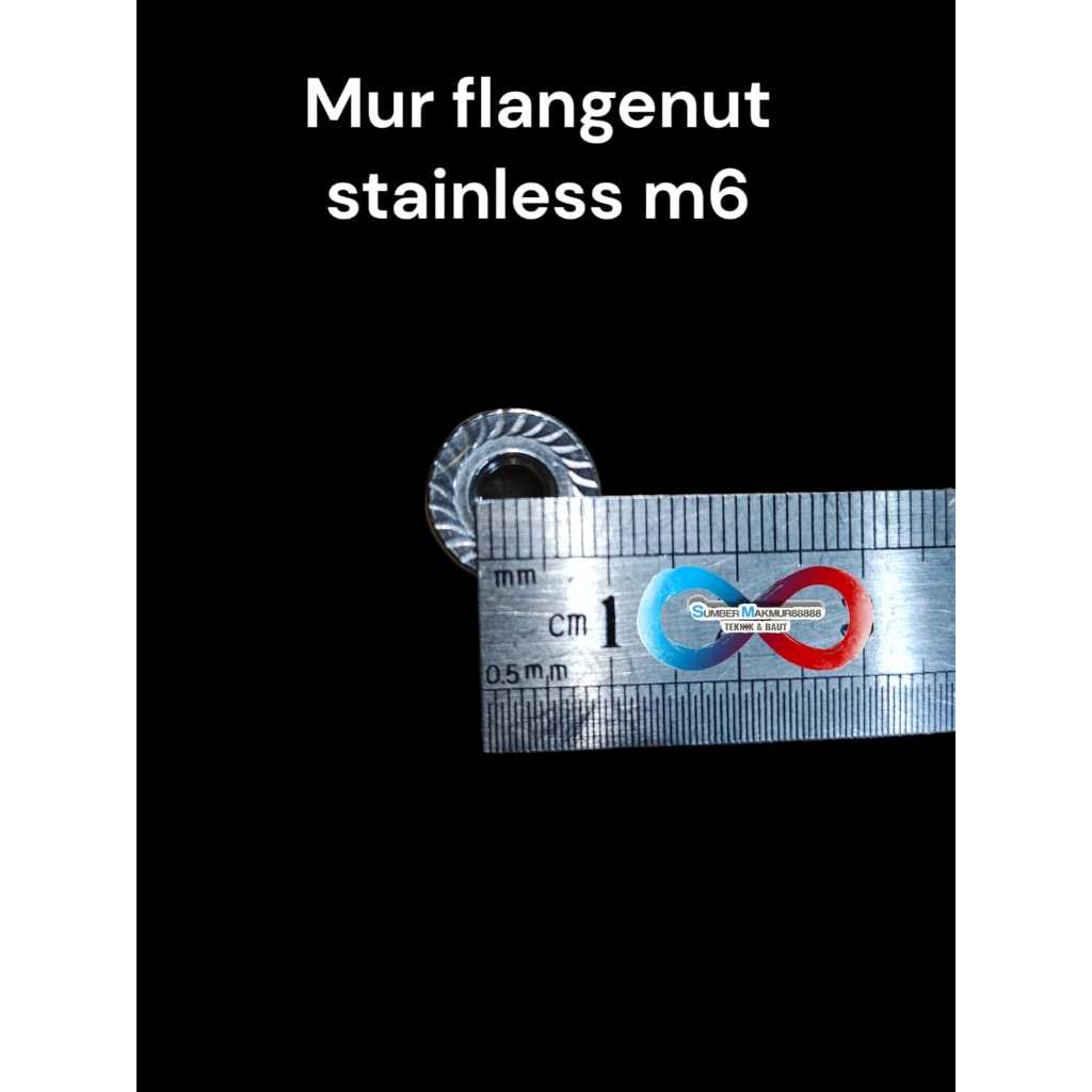 Jual Mur Flange stainless m6 | Shopee Indonesia