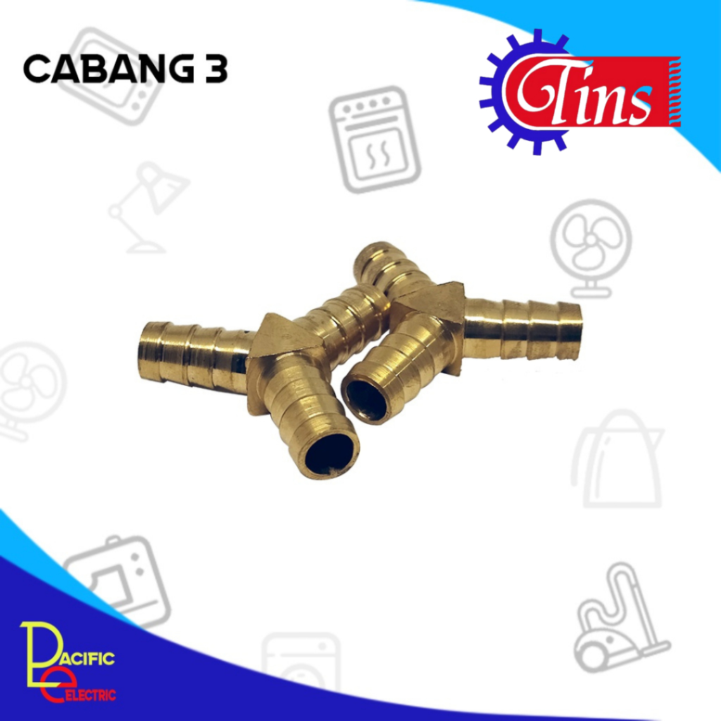 Jual CABANG 3 SELANG GAS NEPEL Y KOMPOR GAS NEPEL T SELANG KOMPOR GAS ...