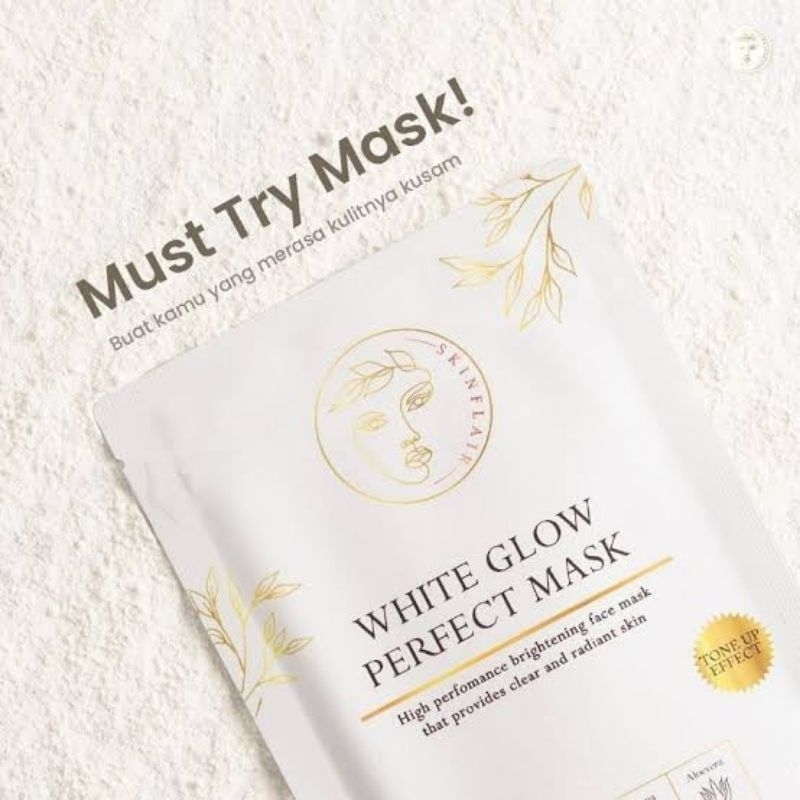 Jual Skinflair White Glow Perfect Mask 50 gr | Shopee Indonesia