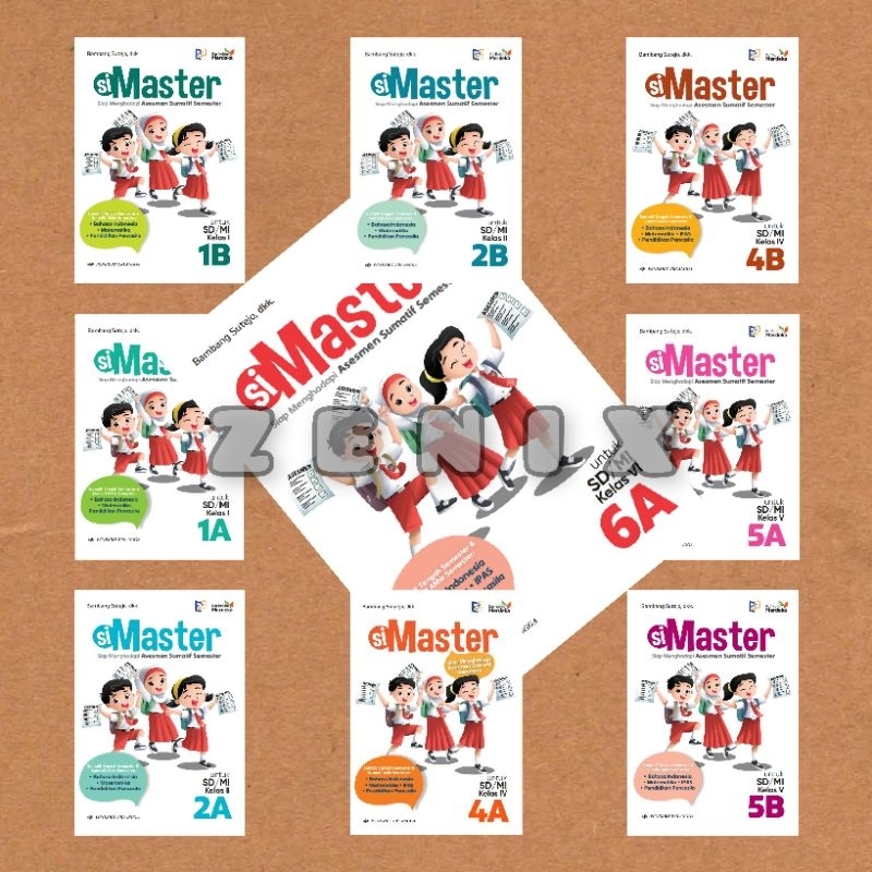 Jual Buku Si Master SD MI Kelas 1 2 3 4 5 6 Kurikulum Merdeka Original ...