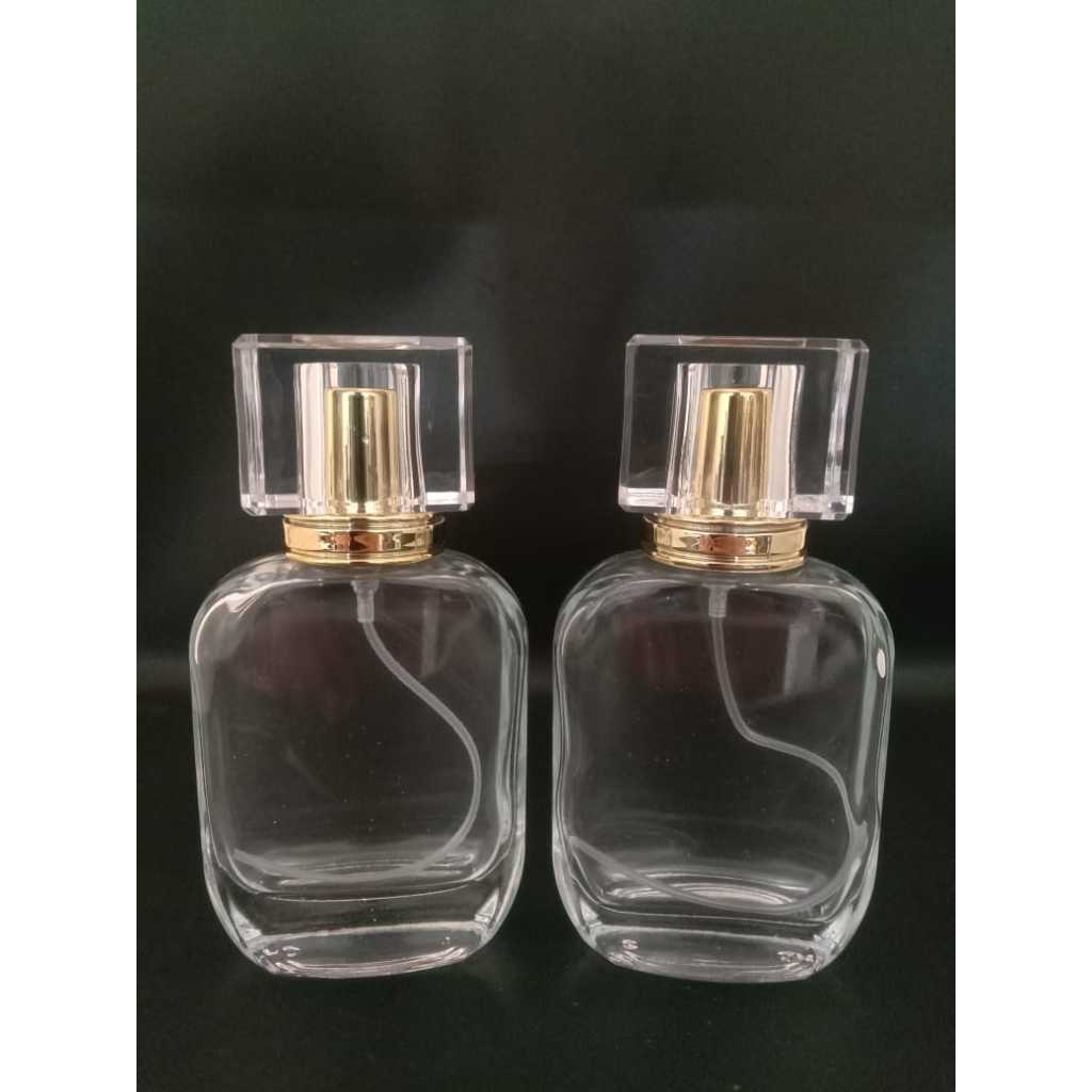 Jual Botol parfum W-5223 Oval 50ml easypump + ring Tutup crystal per ...