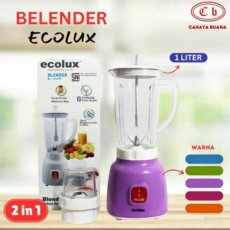 Jual Ecolux Blender Ekonomis 2in1 | Shopee Indonesia