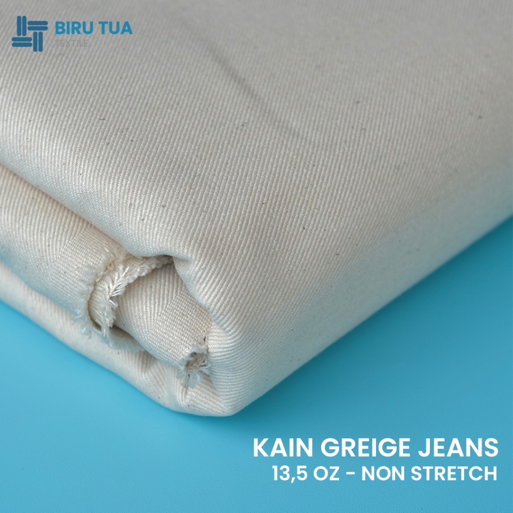 Jual Bahan Greige Jeans Katun | 13,5 Oz / Non-Stretch / Denim Celana ...