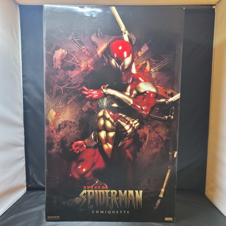Jual Sideshow Marvel Iron Spider-man Comiquette | Shopee Indonesia