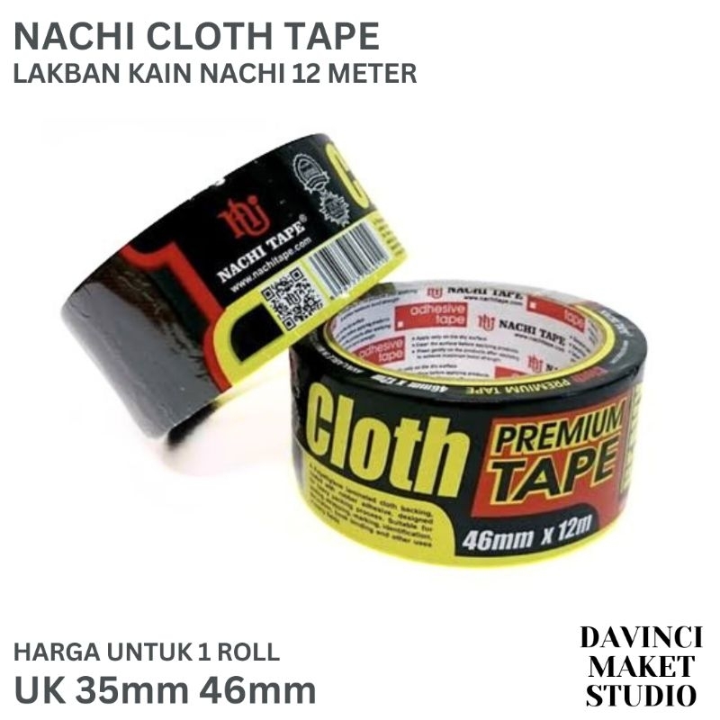 Jual Isolasi Kain Hitam - Cloth Premium Tape Lakban Pelakban Selotip ...
