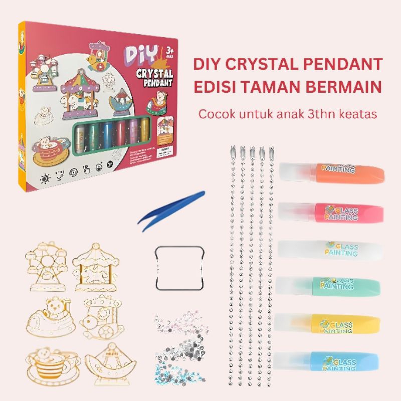 Jual ELC-Diy Crystal Pendant/Mainan Mewarnai Anak Gel/mainan activity ...