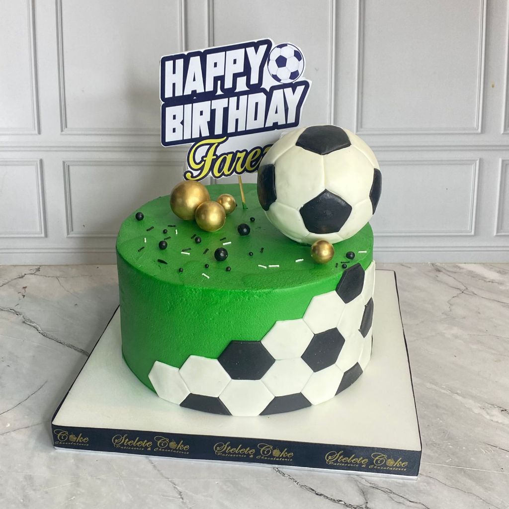 Jual Kue Ulang Tahun/Birthday Cake/Kue Ultah Tema Bola/Kue Ultah ...