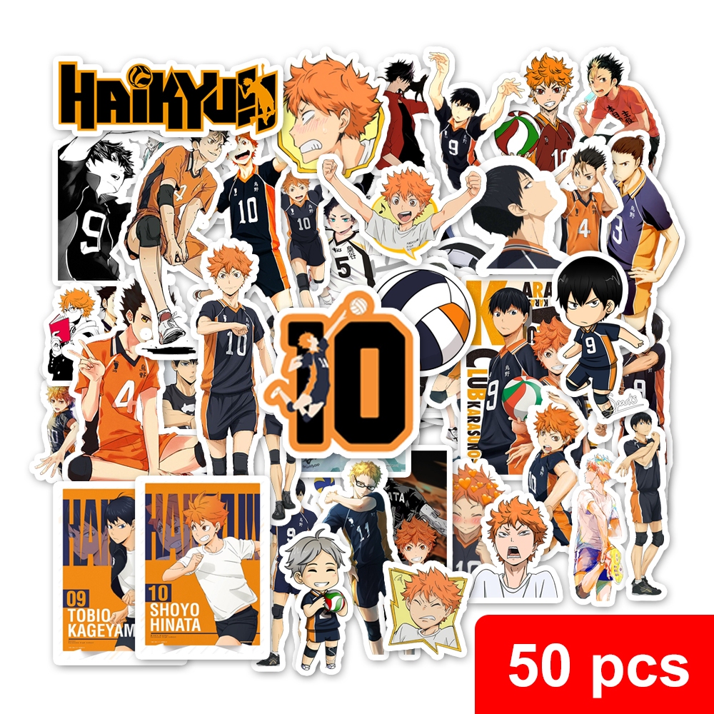 Jual stiker anime haikyu I sticker vinyl haikyuu anti air waterproof ...