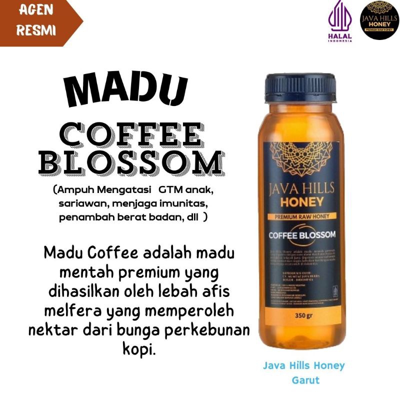Jual Madu Coffee Blossom 320gr Java Hills Honey Raw Mumtaz Herba masuk ...