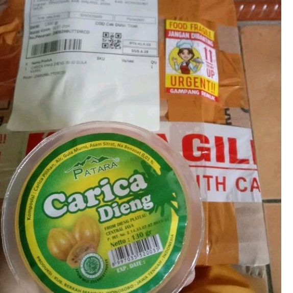 Jual CARICA KHAS DIENG GULA MURNI CUP BESAR isi 6 | Shopee Indonesia