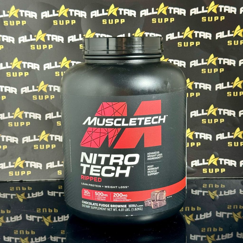 Jual Muscletech NitroTech Ripped 4 lbs Whey Protein Isolate | Shopee ...