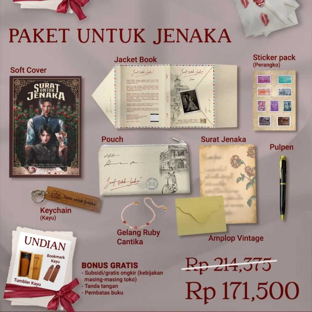 Jual Novel Surat Untuk Jenaka + Gisella Rahman Gigrey Penerbit Akad ...