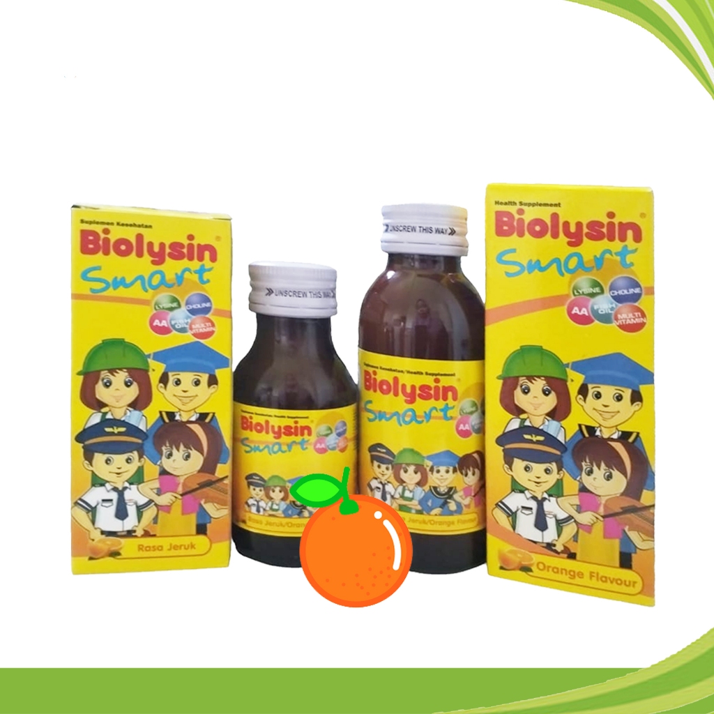 Jual BIOLYSIN SMART SYRUP Multivitamin dan Mineral Nutrisi Otak ...