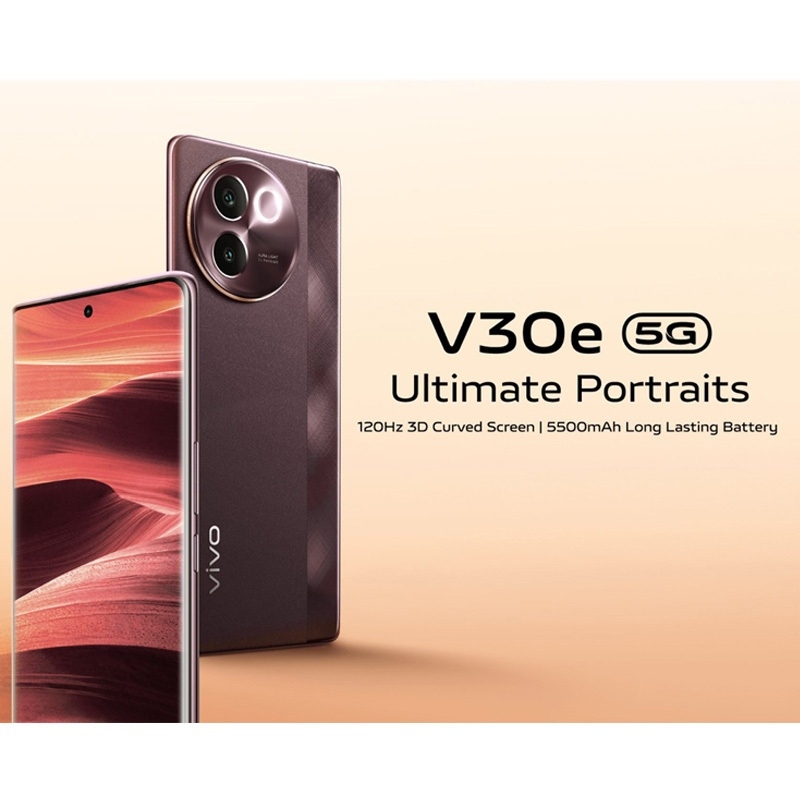 Jual V30e (8+8GB/128GB)(8+8GB/256GB)-120Hz 3D Curved Screen, All New ...
